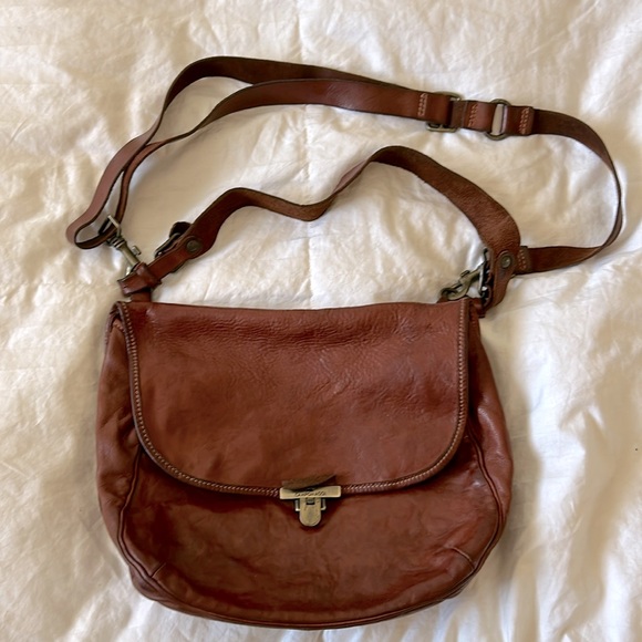 Campomaggi | Bags | Campomaggi Brown Leather Satchel Crossbody ...